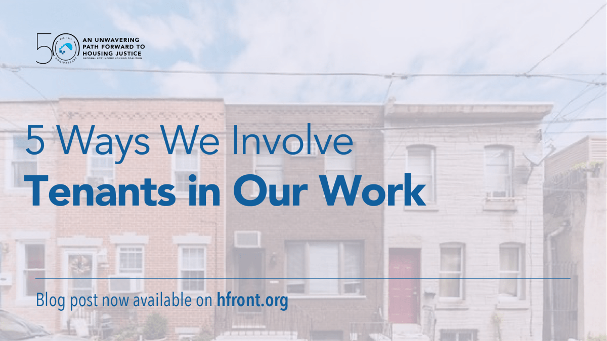 5 Ways We Involve Tenants in Our Work – On the Home Front